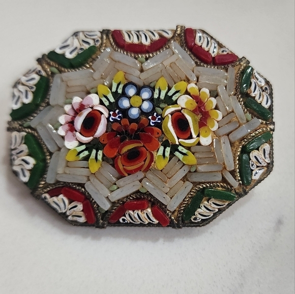 Italy | Accessories | Vintage Miro Mosaic Brooch Italy | Poshmark